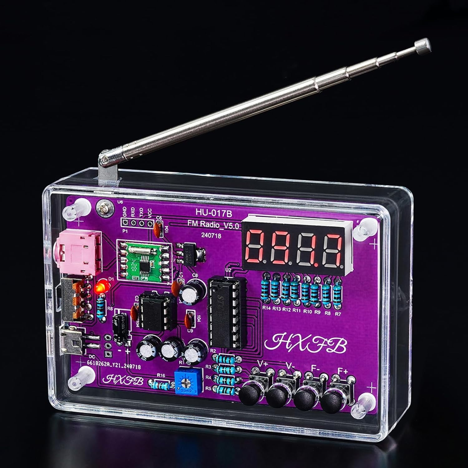 Upgraded RDA5807 Radio Soldering Kit, Solder Project Kit, Portable ...