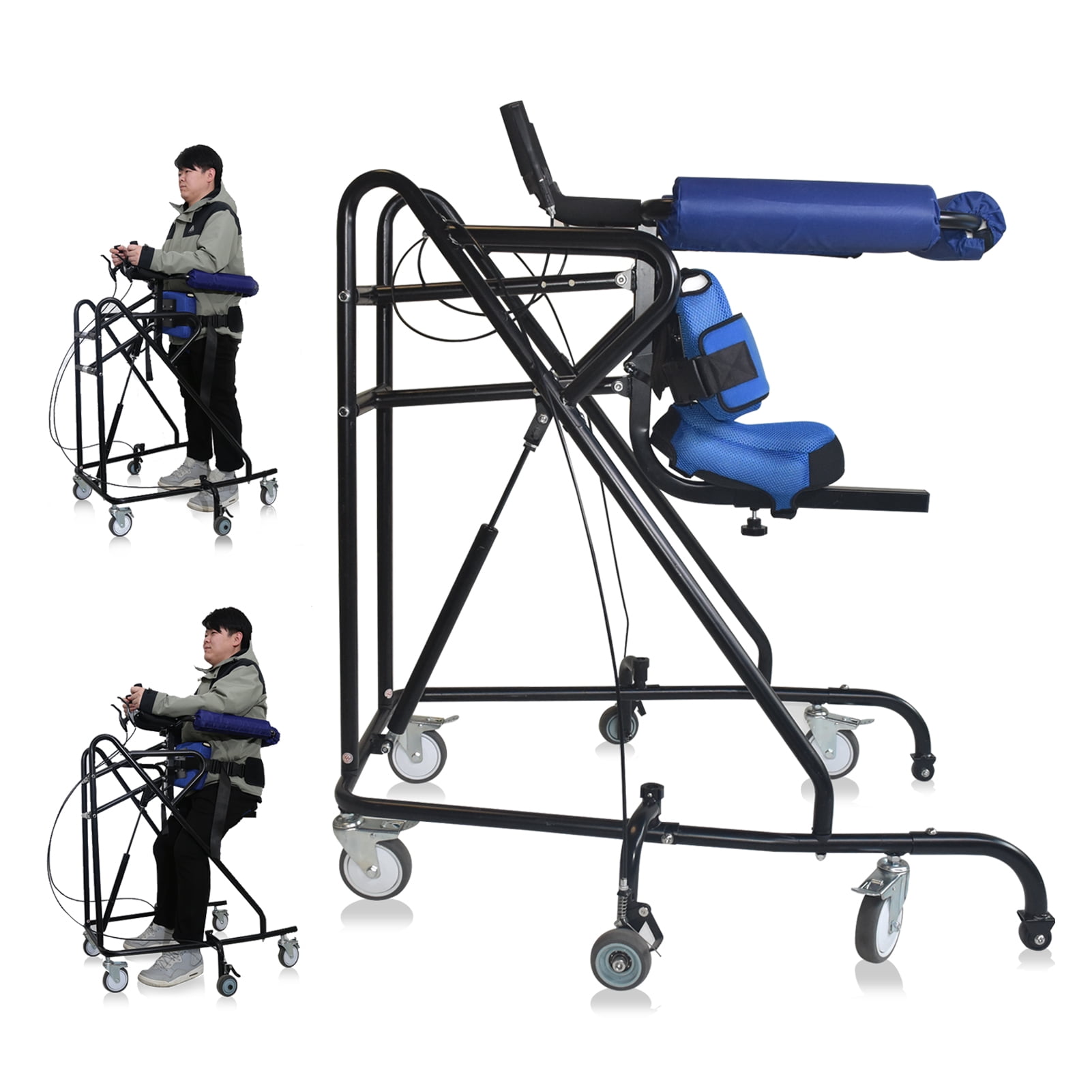 Upgraded Rehabilitation Training Walking Aid, Standing Walker ...