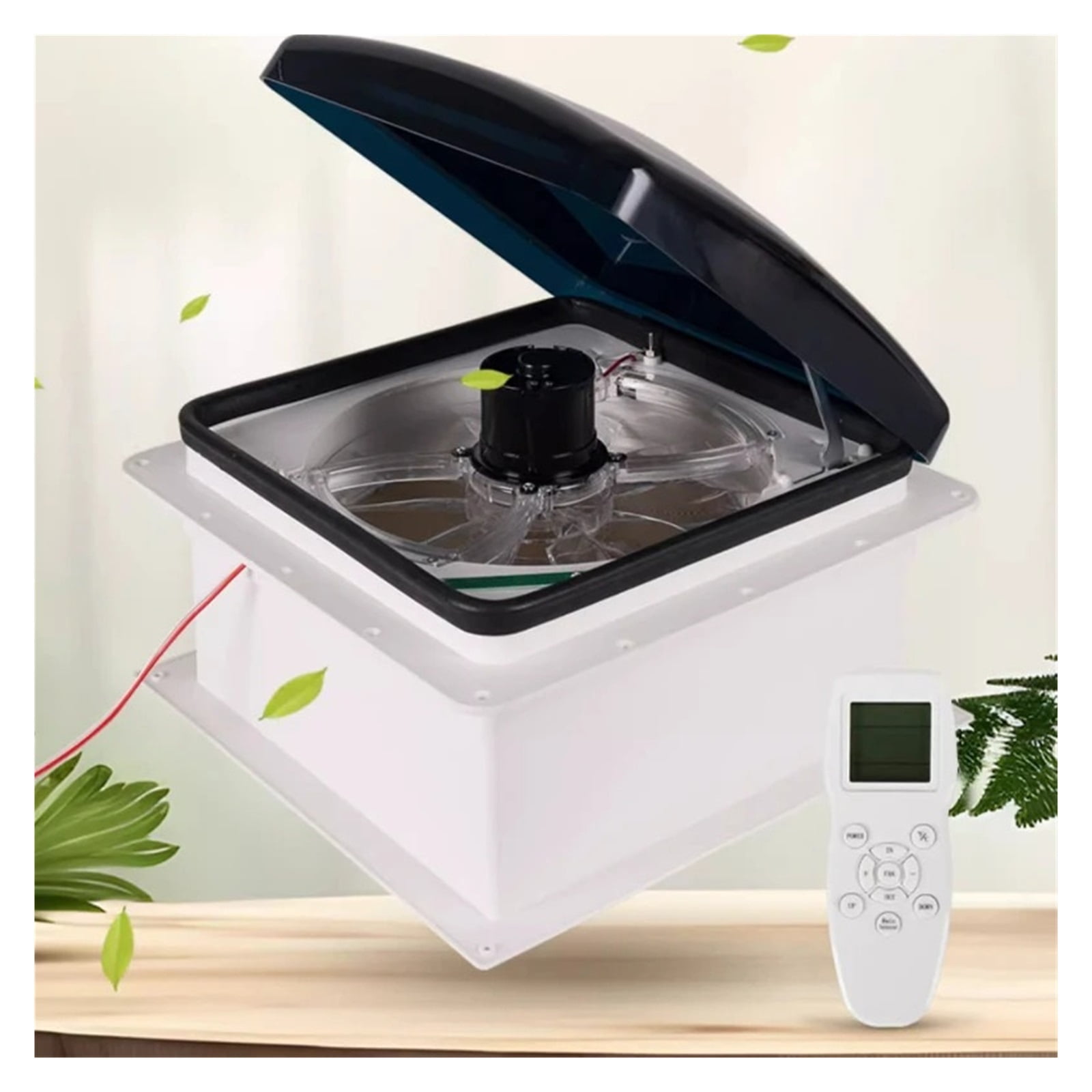 Upgraded Remote Control RV Roof Vent Fan, 12V Quiet RV Roof Fan with ...