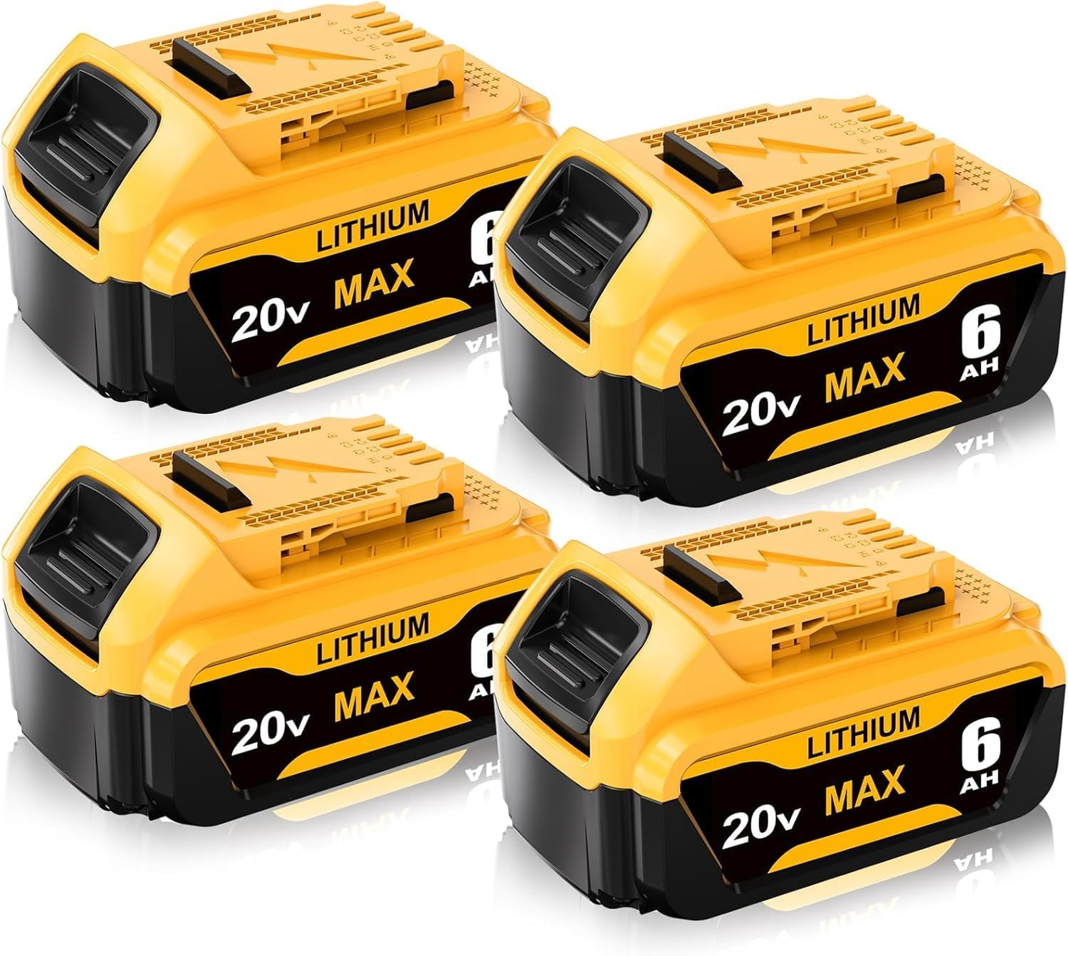 Upgraded Replacement for 20V Max Battery DCB206 6.0Ah,Compatible with ...