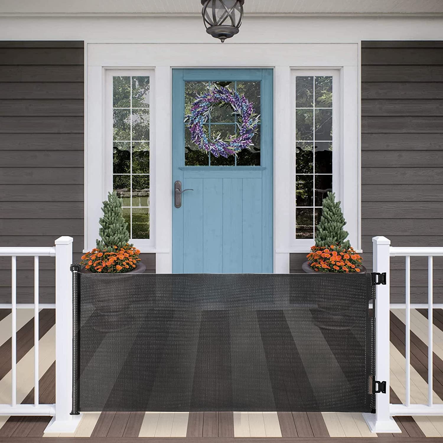 Upgraded Retractable Baby Gate, Extra Wide Safety Kids or Pets Gate, 33 ...