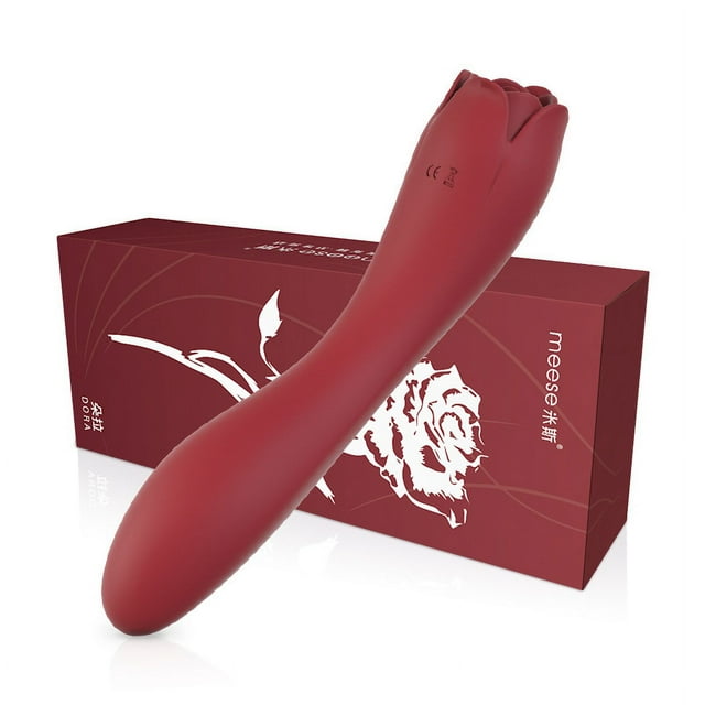 Upgraded Rose Toys Clitoral Licking G Spot Vibrators Tongue Licking For