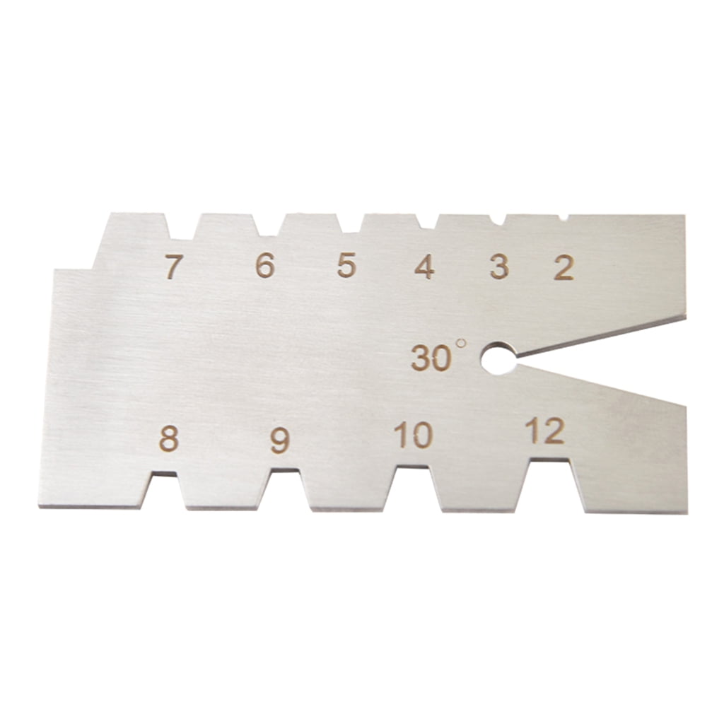 Upgraded Screw Thread Gauge with Clear Scale Stainless Steel Grinding ...