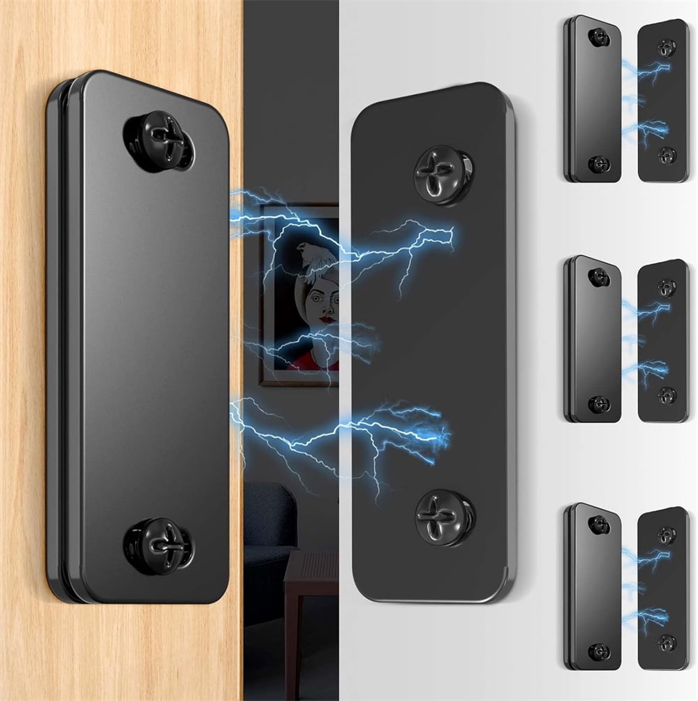 Upgraded Seamless Glass Door Magnets,Ultra Thin Cabinet Magnets,Cabinet ...