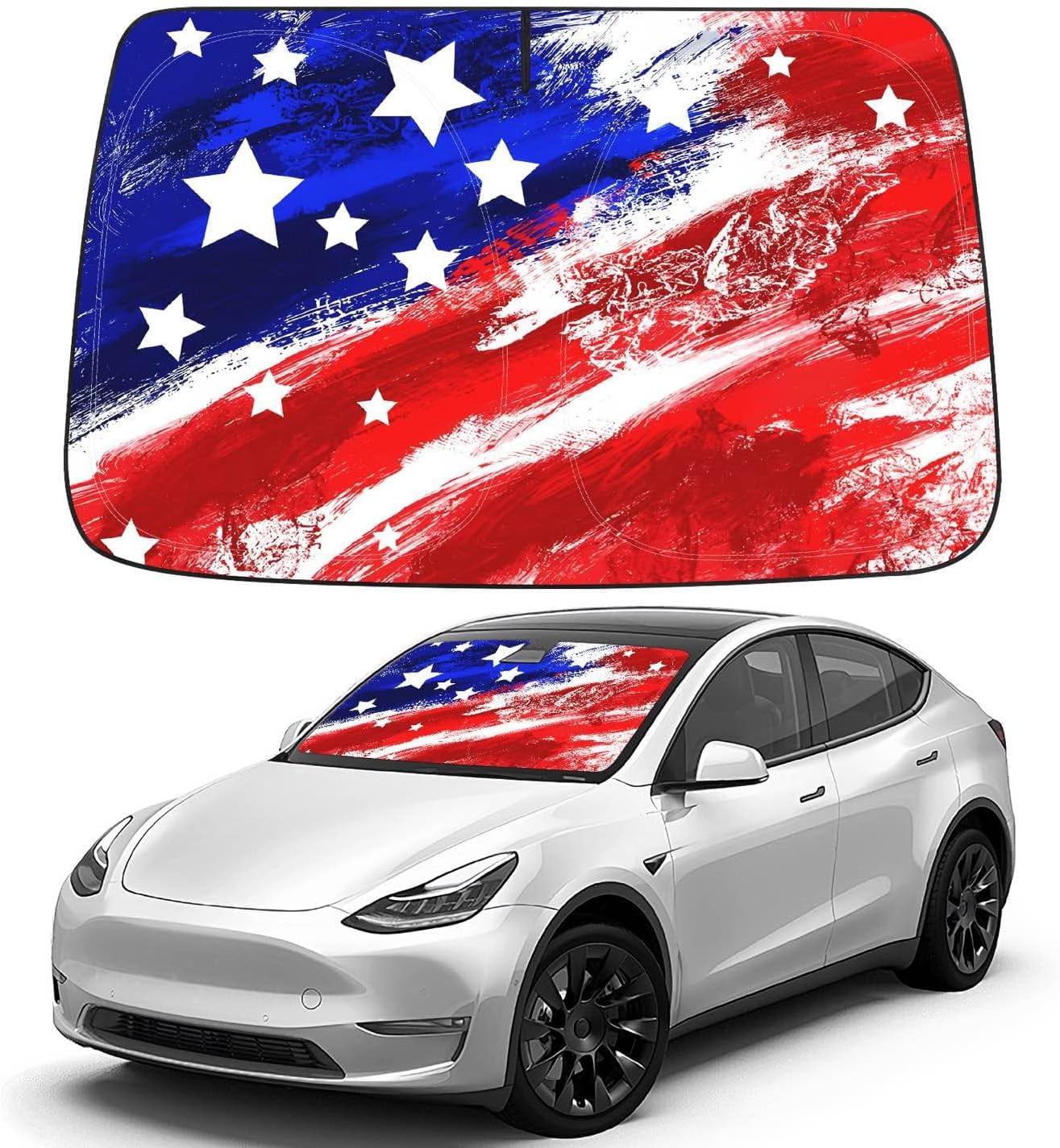 Upgraded Shade Heat Shield for Tesla Model Y Model 3 Windshield ...