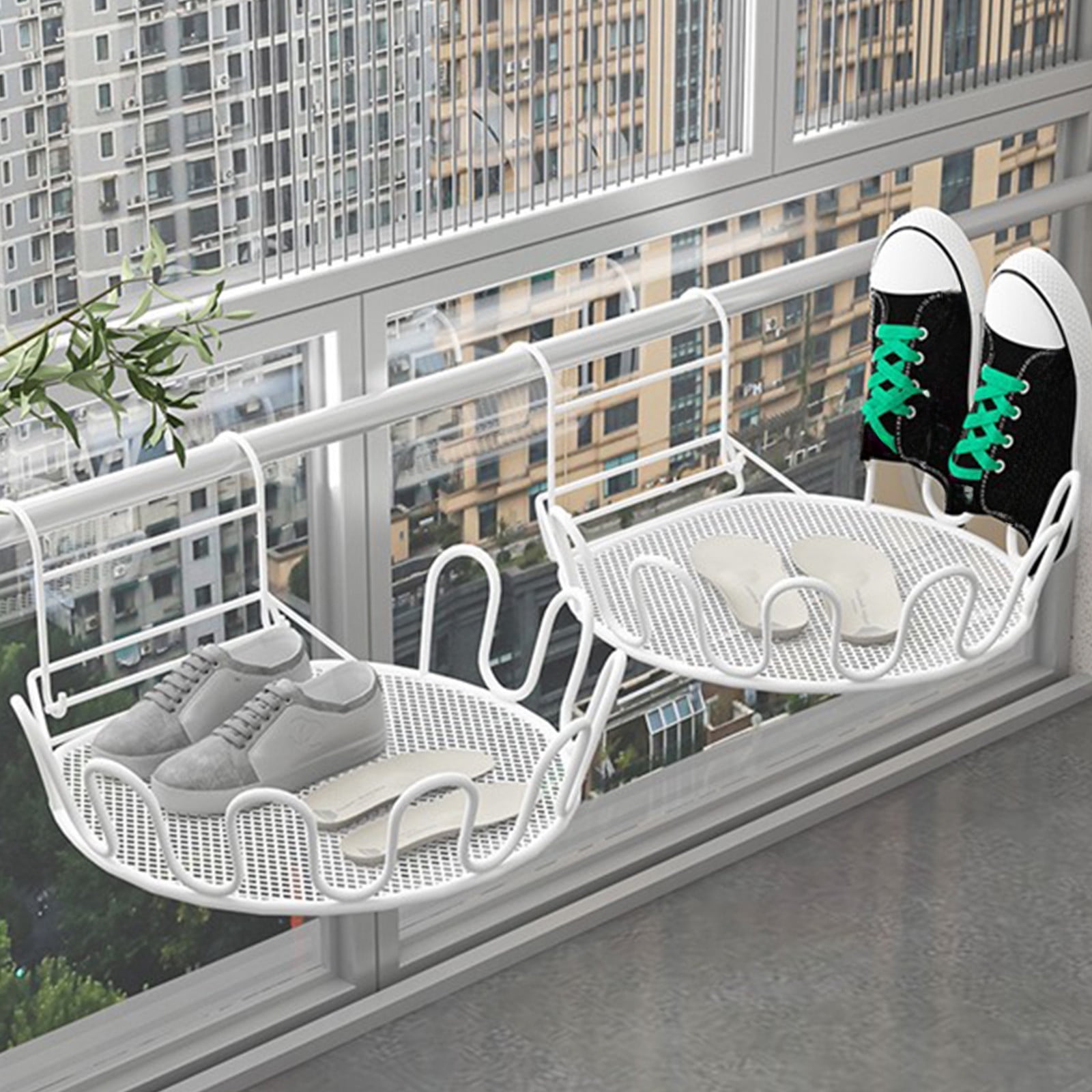 Upgraded Shoe Drying Artifact Drying Shoe Rack Outdoor Balcony Clothes ...