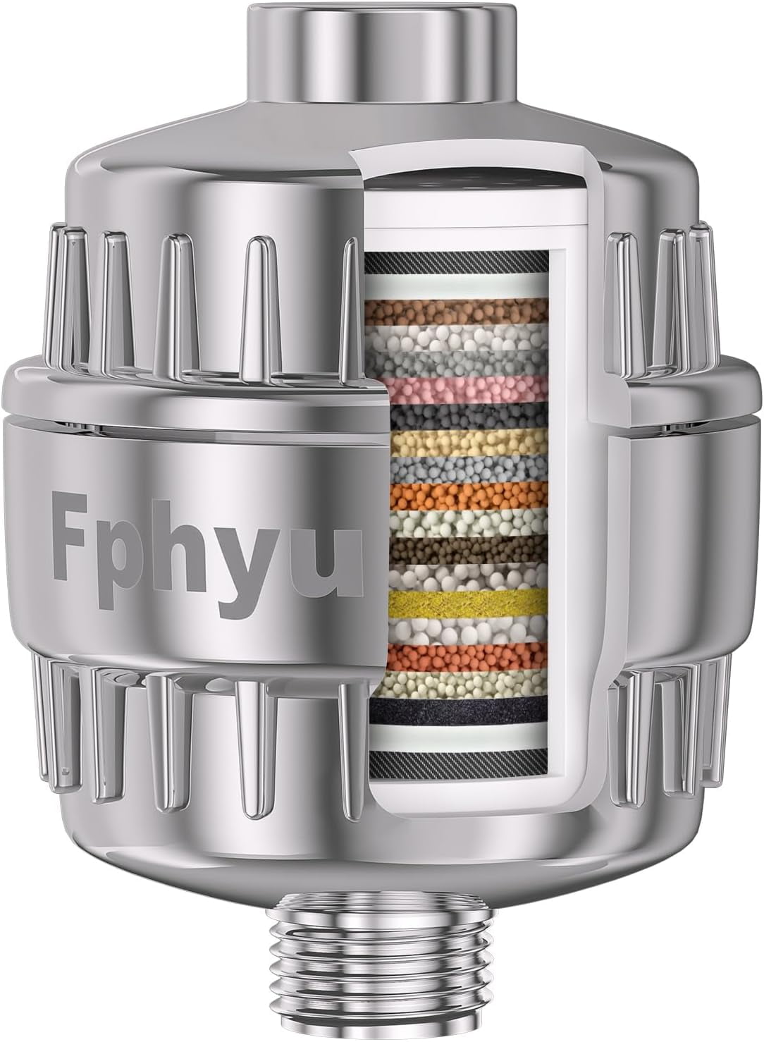 Upgraded Shower Filter, Shower Filter Head for Hard Water, 20-Stage ...