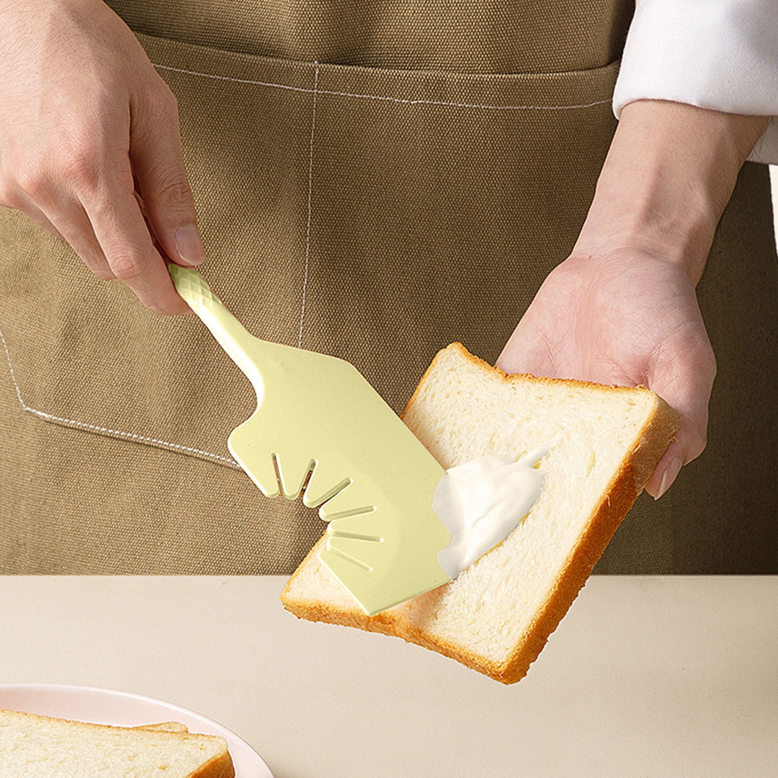 Upgraded Silicone Spatula Cream Spreader And Heat-resistants One-pieces ...