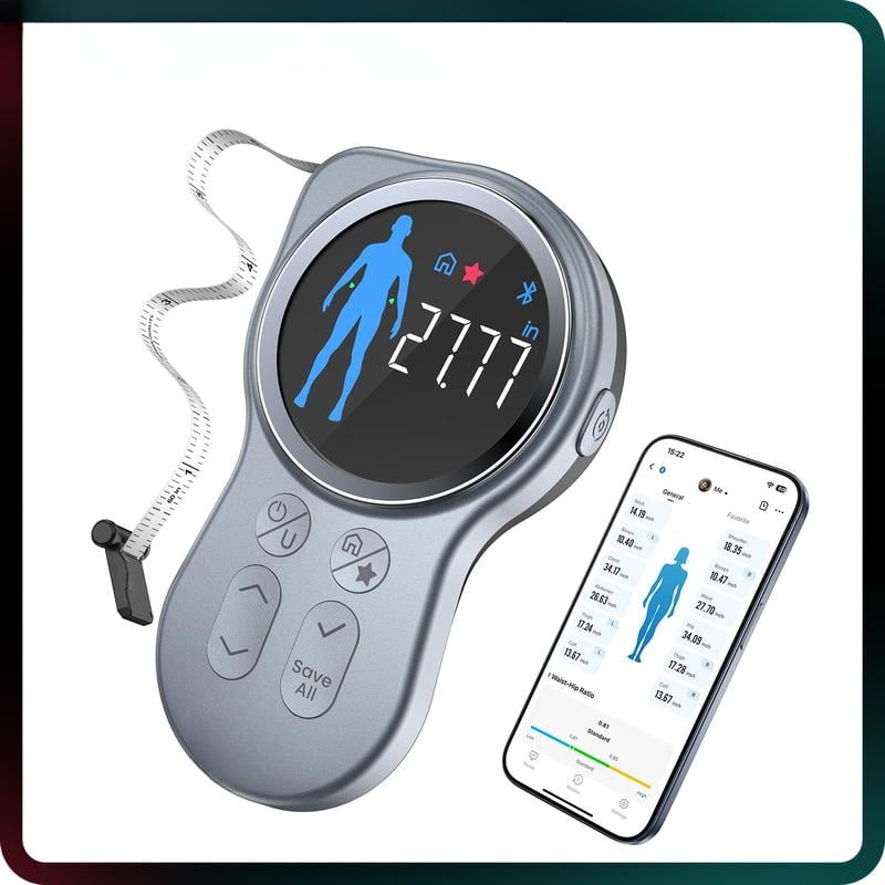 Upgraded Smart Body Measuring Tape with Large Display, dealsforyoudays ...