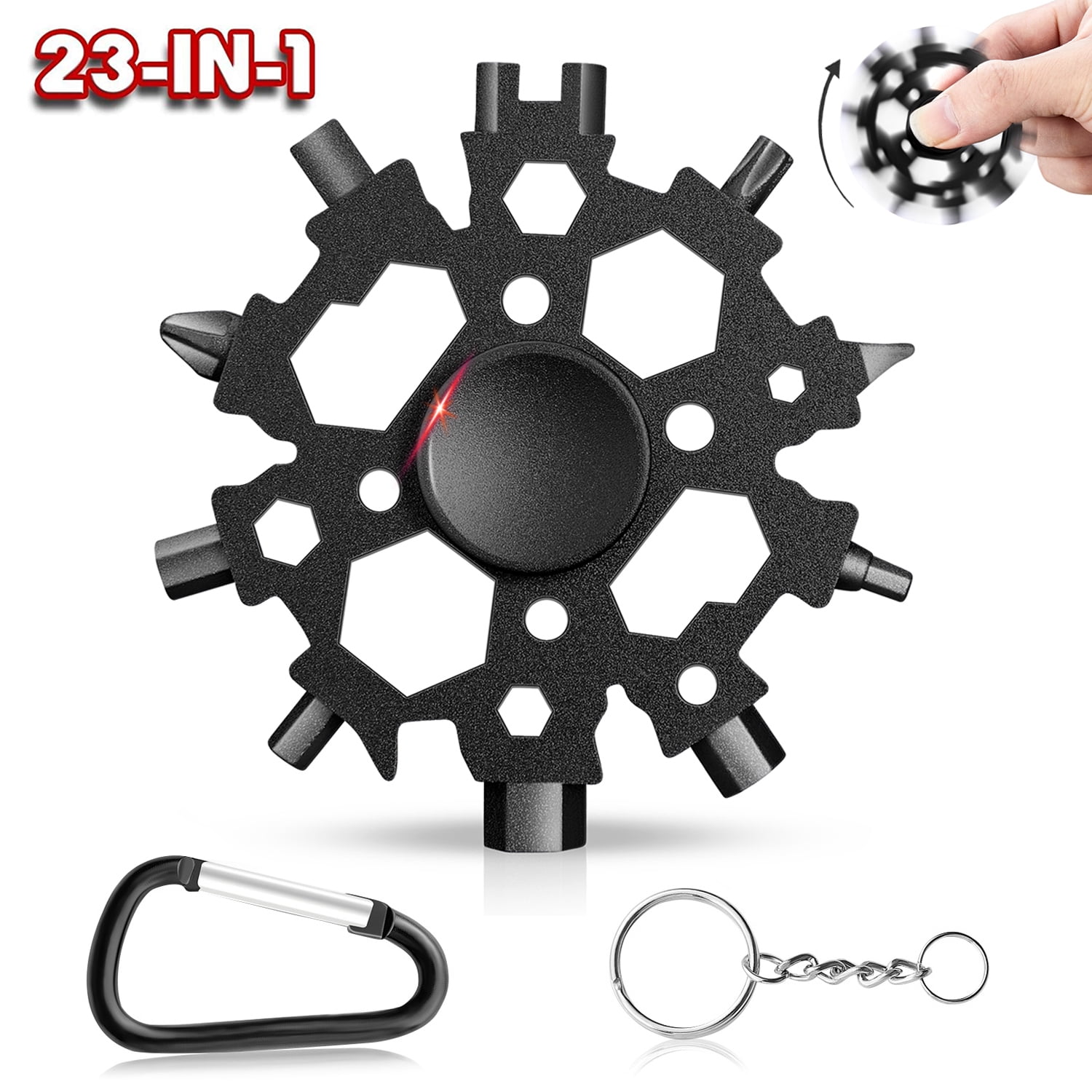 Upgraded 23-in-1 Multifunction Snowflake Tool, Stainless Steel Toolkit ...