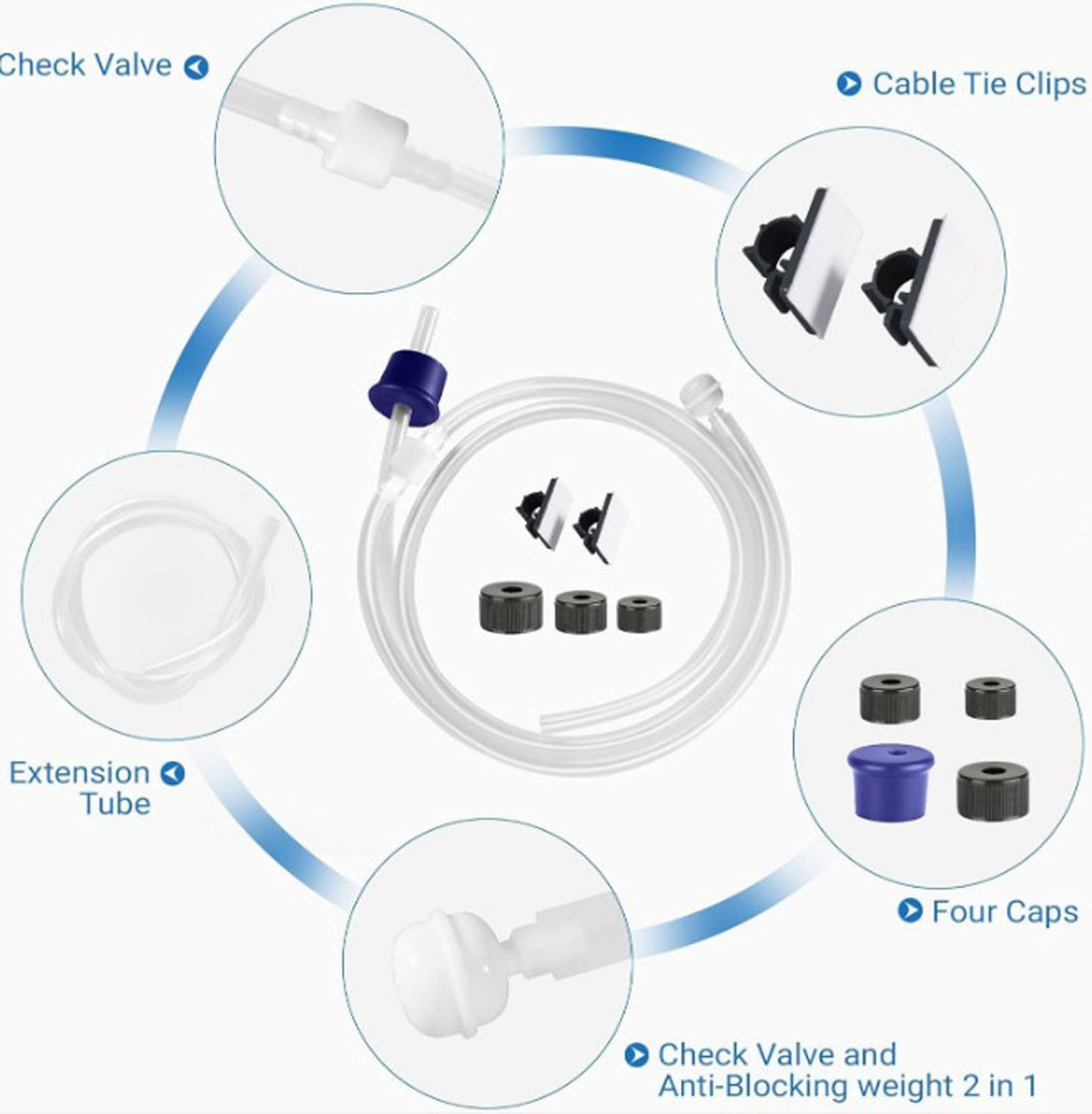 Upgraded Soap Dispenser Extender Kitchen Sink Extension Tube 304 ...