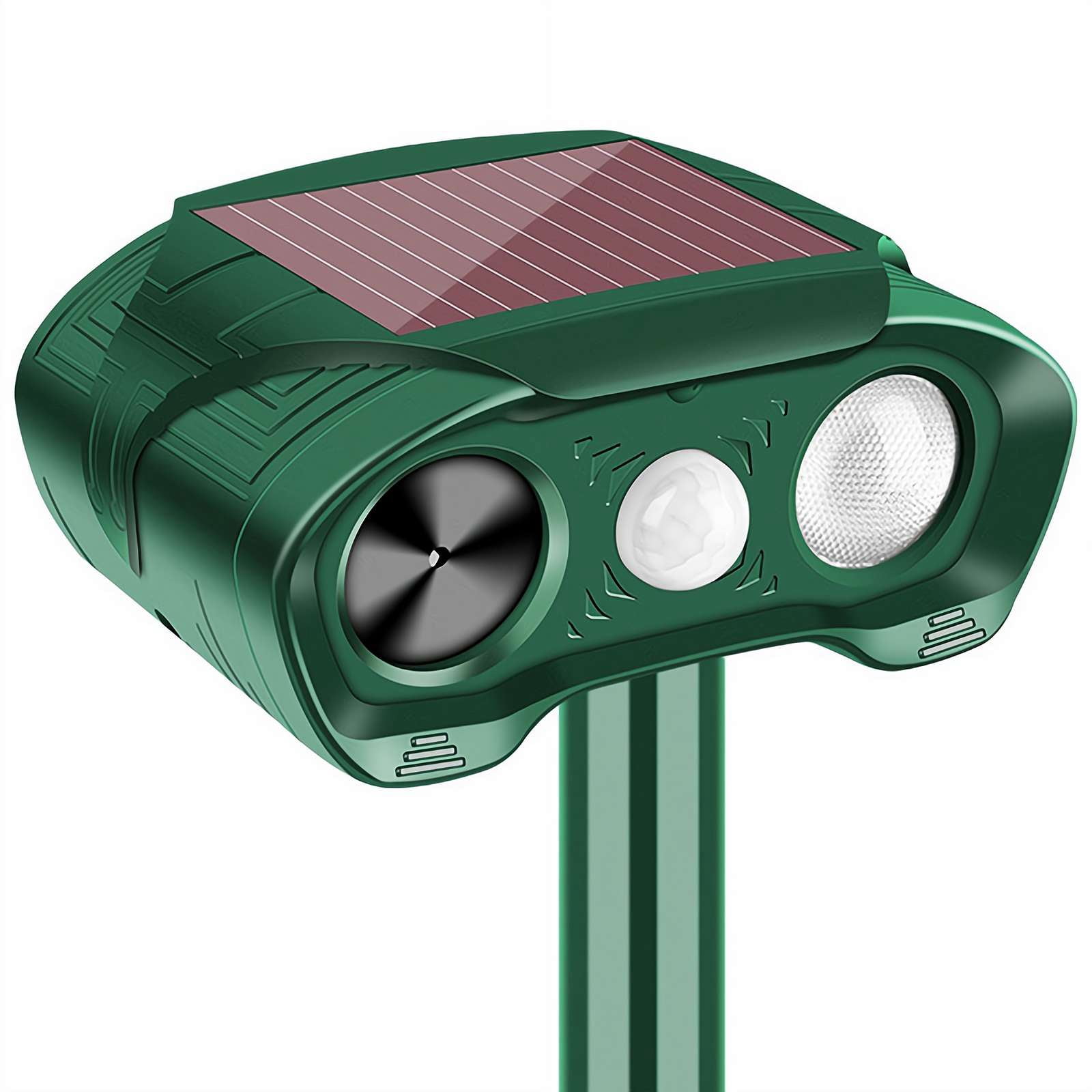 Upgraded Solar Ultrasonics Animal Repellent Outdoor, Deer Repellent ...