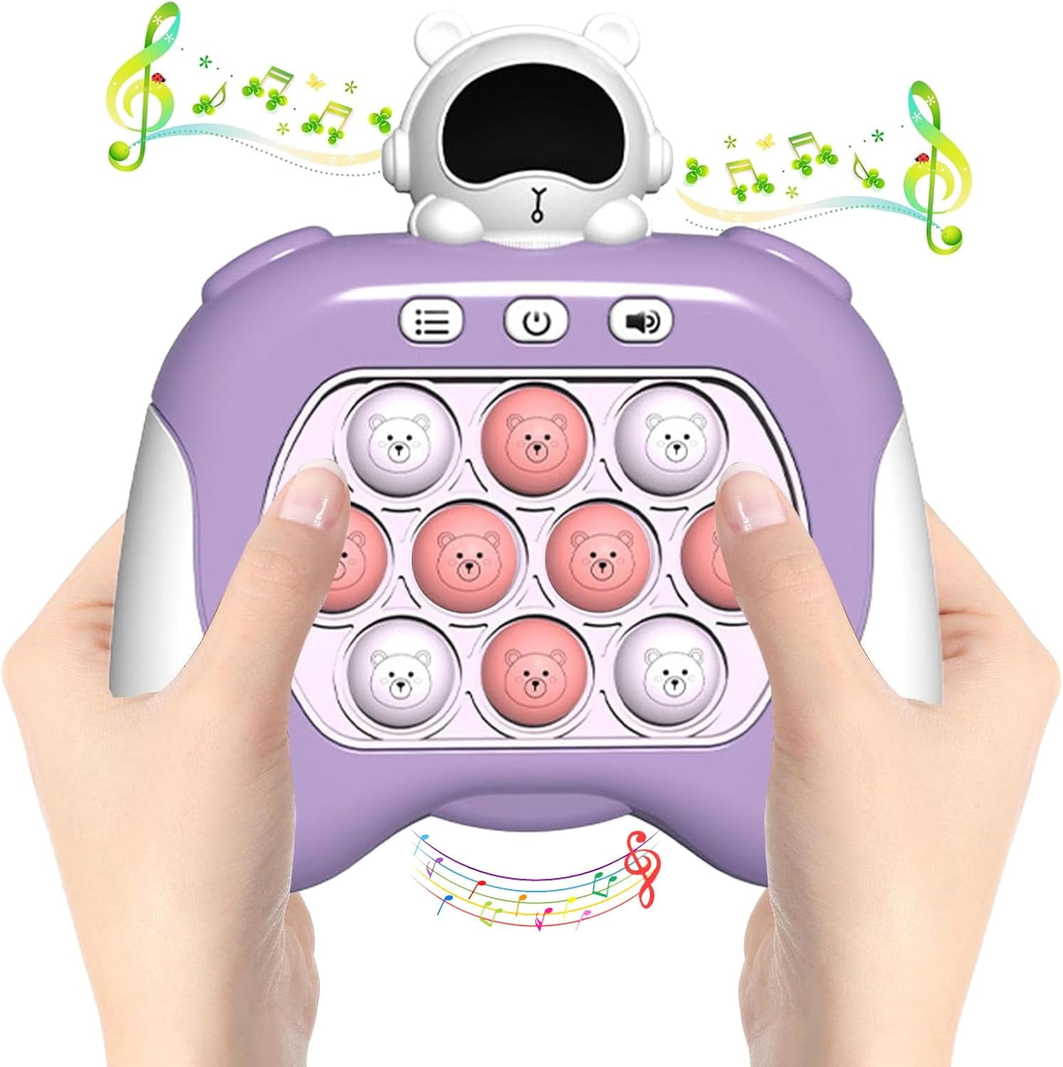 Upgraded Speed Push Game, Light Up Fidget Toy Pocket Game for Kids Ages ...