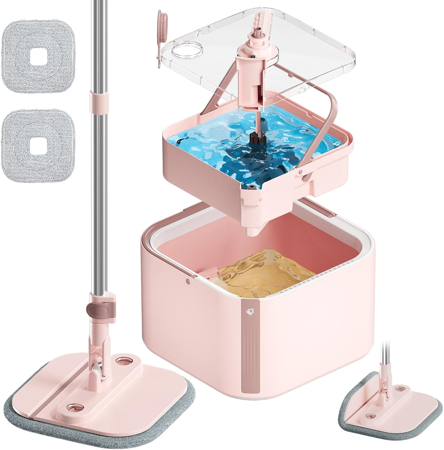 Upgrade Spin Mop and Bucket with Detachable inner bucket for Home ...