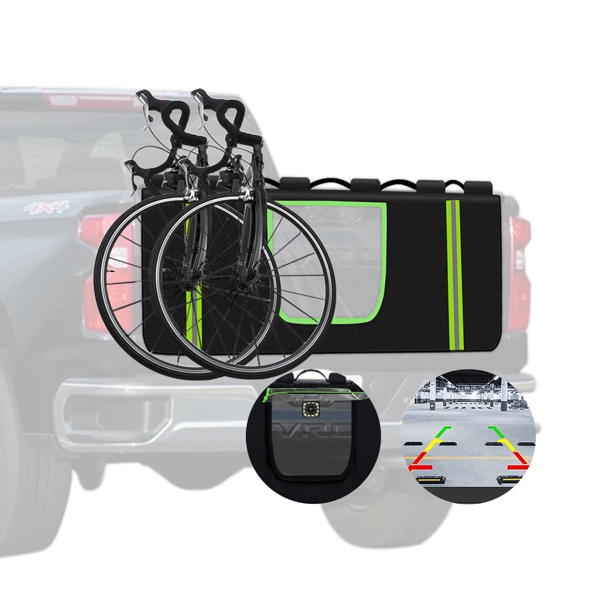 Upgraded Sponge Cushion Tailgate Bike Pad for Mountain Bikes ...