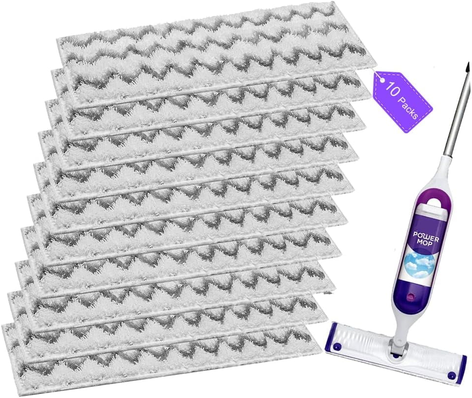 Upgraded Spray Mop Refills Pads for PowerMop, Reusable Mop Refill Pads ...