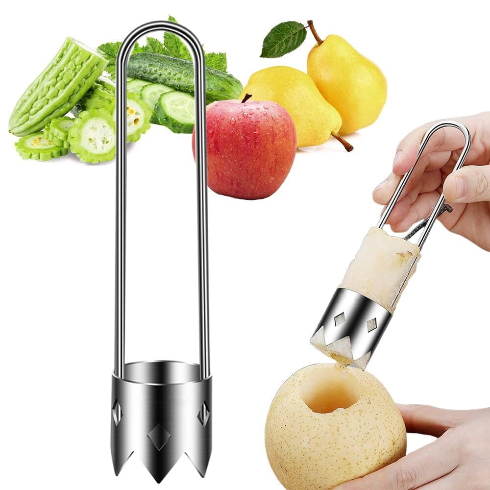Upgraded Stainless Steel Fruit Corer Red Bell Peppers Cutter Pepper ...