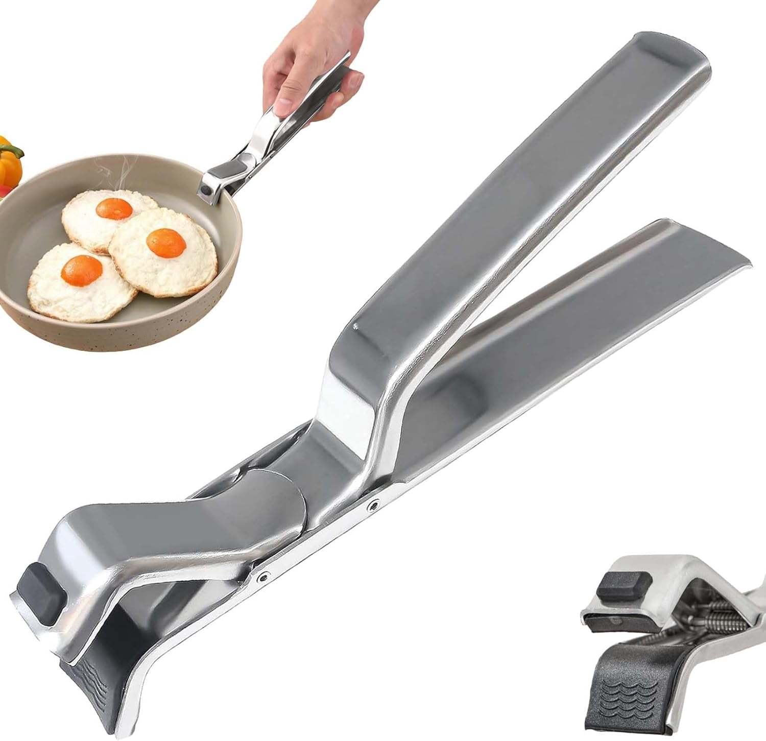 Upgraded Stainless Steel Hot Plate Gripper, Hot Plate Gripper Tongs ...