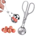Upgraded Stainless Steel Meatball Maker (3 Sizes), Trigger Release Non ...