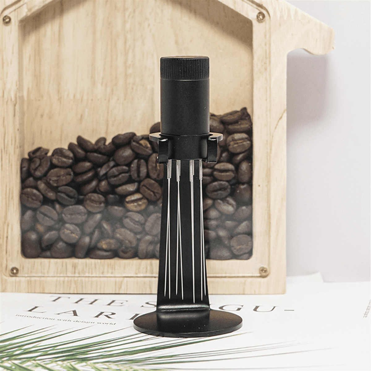 Upgraded Stainless Steel Needle Distribution Tool Espresso Stirrer with ...