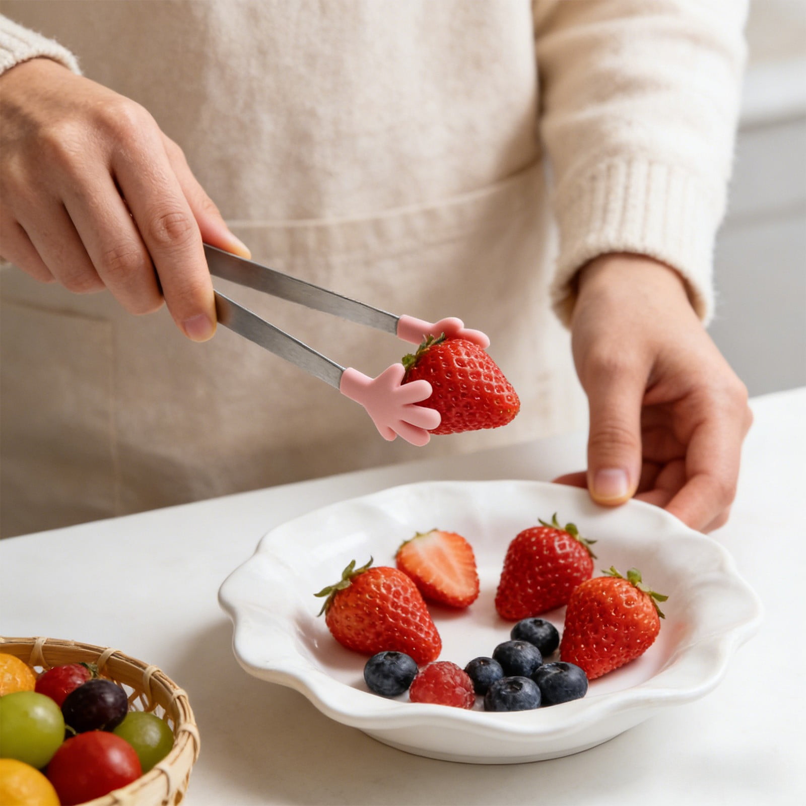 Upgraded Stainless Steel Tongs For Iced Cubes And Sugary Treats Mini ...