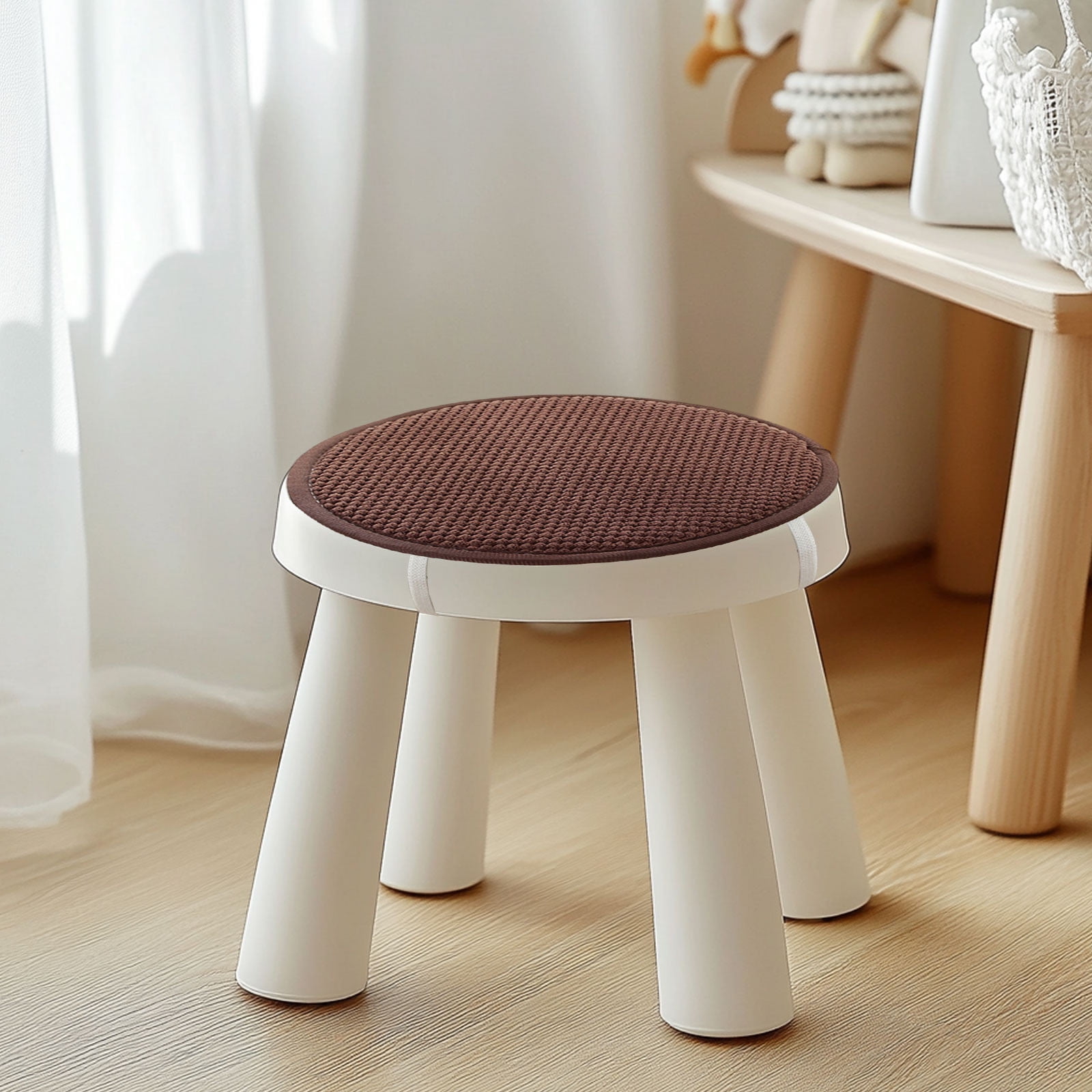 Upgraded Stool Cushion - 15.75 Inch Round Not-Slip Chair Cushions for ...