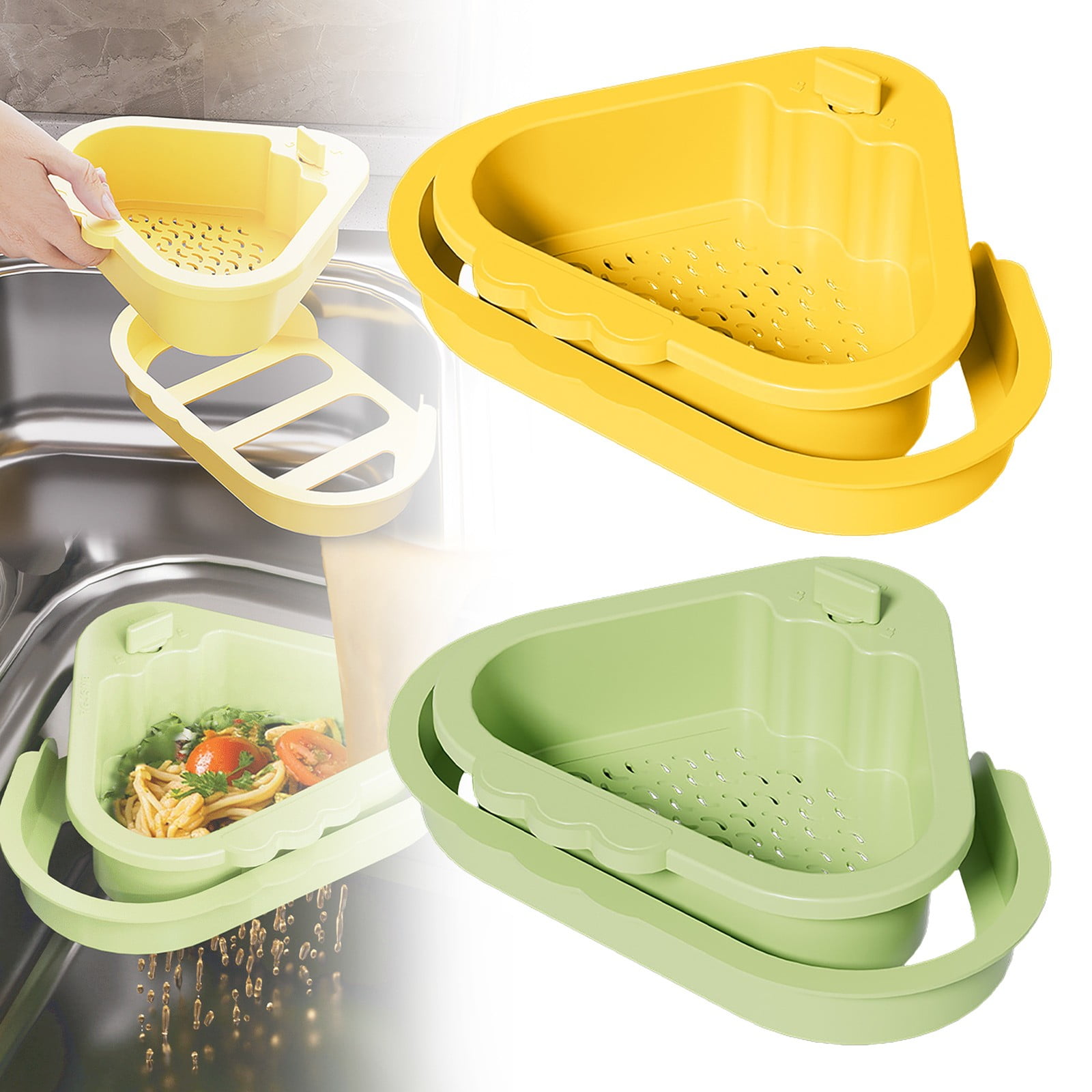 Upgraded Suction Cup Filter Basket Automatic Tipping Faucet Sponge ...