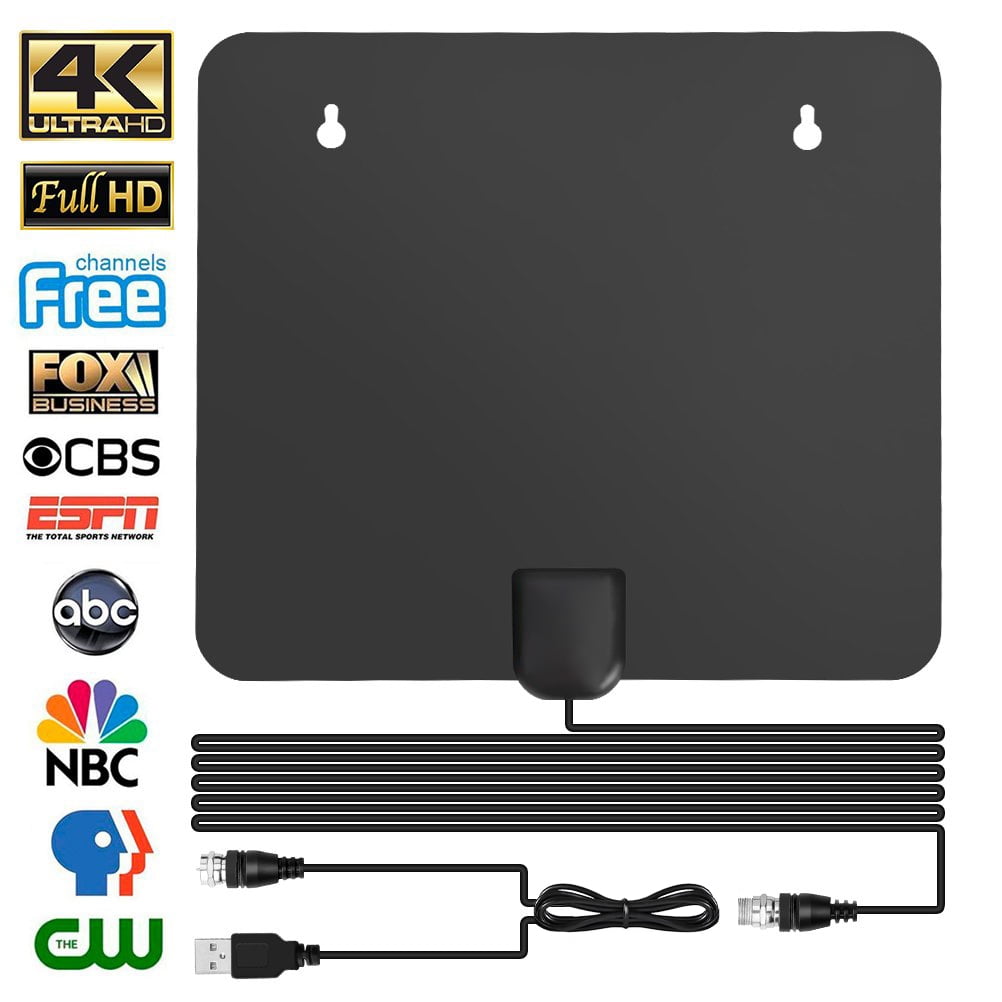 Upgraded TV Antenna, 2024 Indoor Digital Broadcasting HDTV Antenna Long ...