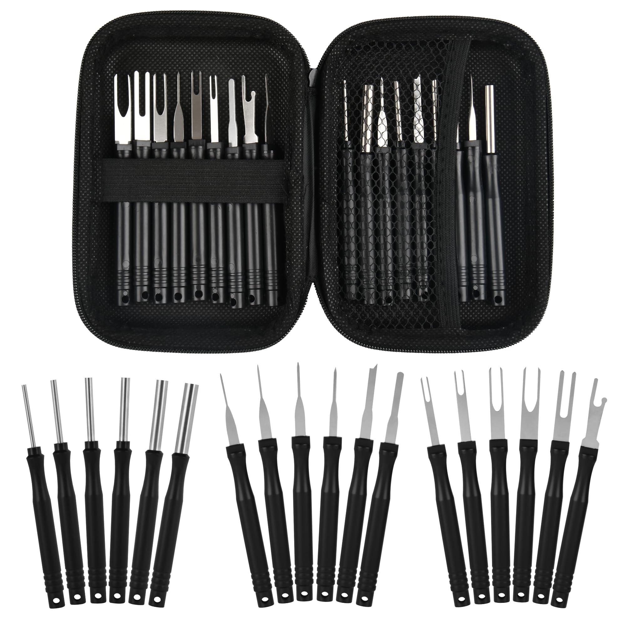 Upgraded Terminal Removal Kit, 18PCS Pin Extractor Tool Set Depinning ...