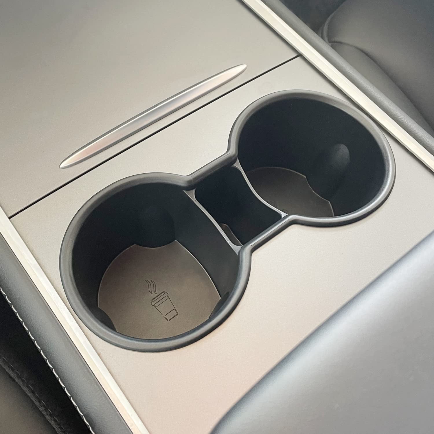 Upgraded Tesla Cup Holder Insert for 2024-2021 Model Y and 2023-2021 ...
