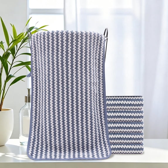 Upgraded Thick Soft Absorbent Microfiber Towel, Quick Dry Lint Free ...