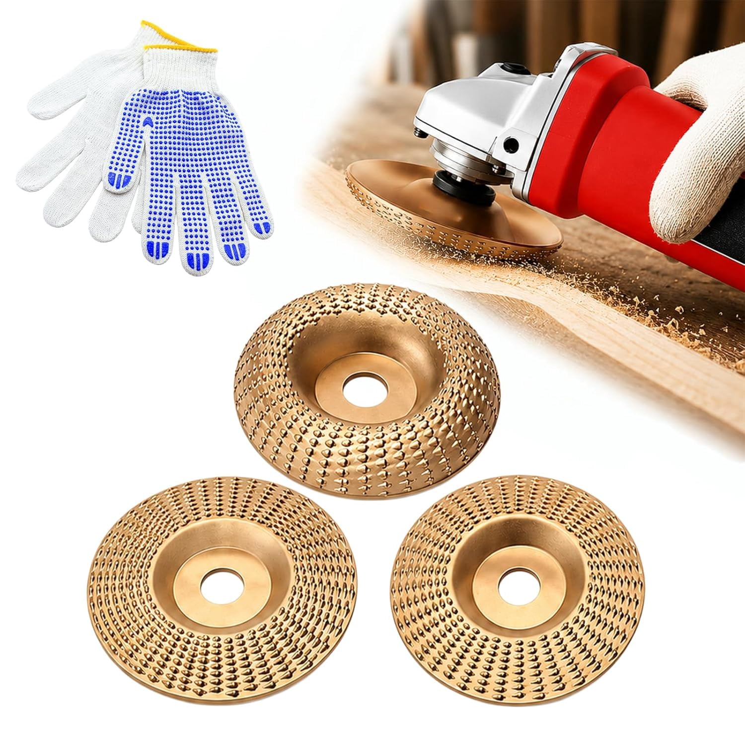Upgraded and Thickened Angle Grinder Polishing Pad, Conduit Diameter ...