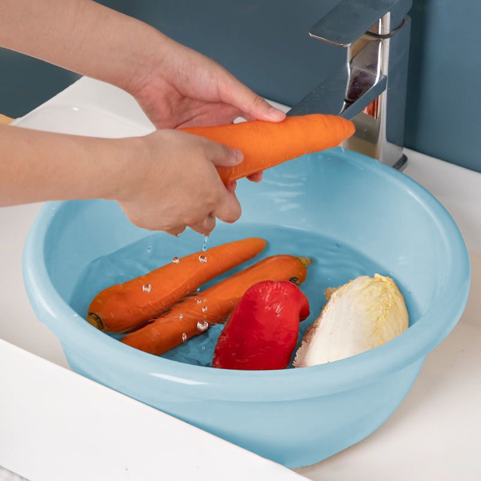 Upgraded Thickened Washbasin Square Basin Household Large Size Laundry ...