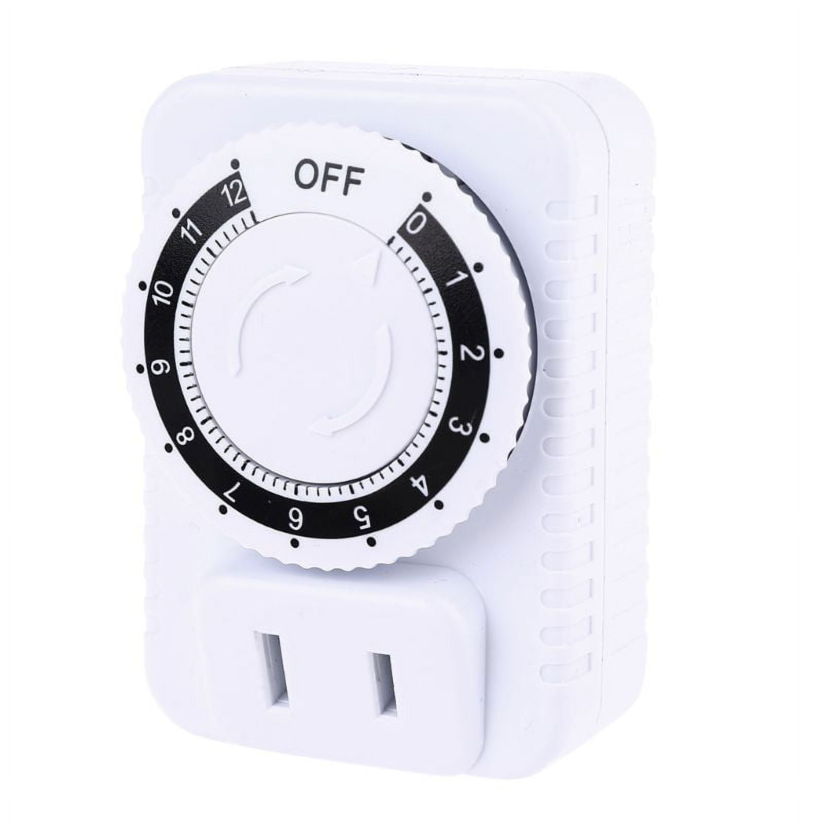 Upgraded Timer Socket 12 Hour Electrical Mechanical for Time Wall Plug ...