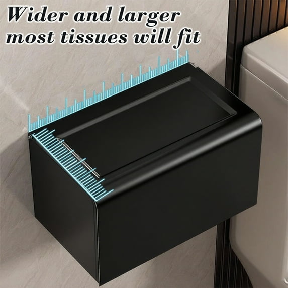 Upgraded Toilet Cup Toilet Paper Box Wall Mounted Roll Paper Rack ...