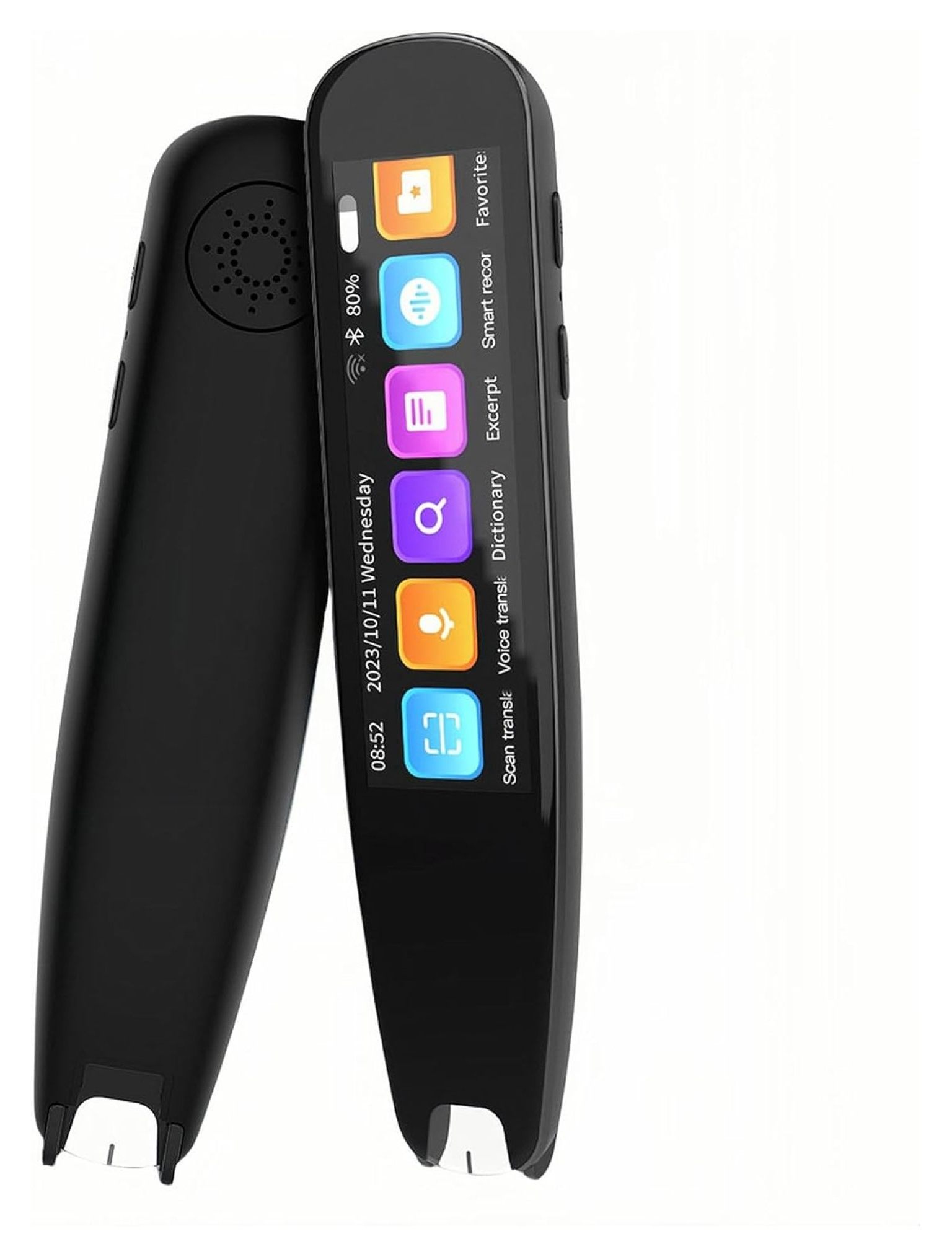 Upgraded Translation Scanning Pen Record Black Scan Reader Pen ...