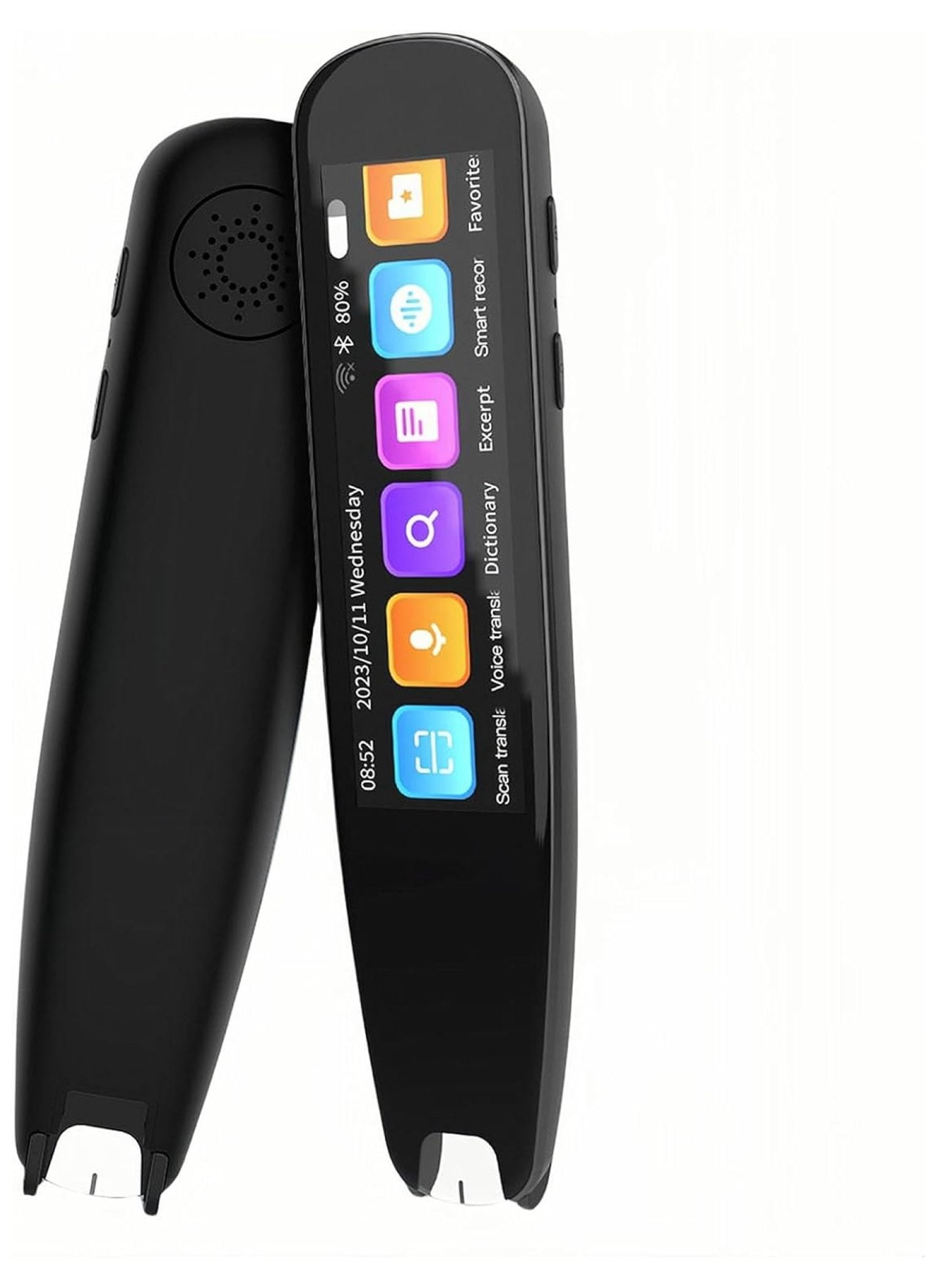 Upgraded Translation Scanning Pen Record Black Scan Reader Pen ...