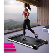 SuperFit Electric Indoor Treadmill Desk, 2.25HP, 2 in 1 Dual Display ...