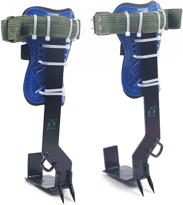 Upgraded Tree/Pole Climbing Spikes Set, Tree Climbing Gear with 2-Gear ...
