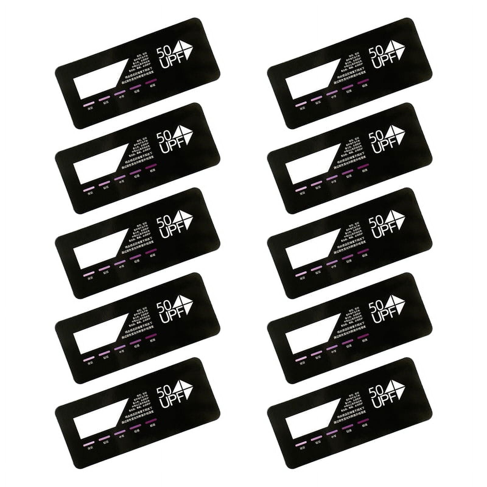 Upgraded UPF50+ Test Card UV Test Card Art Paper UV Strength Testing ...