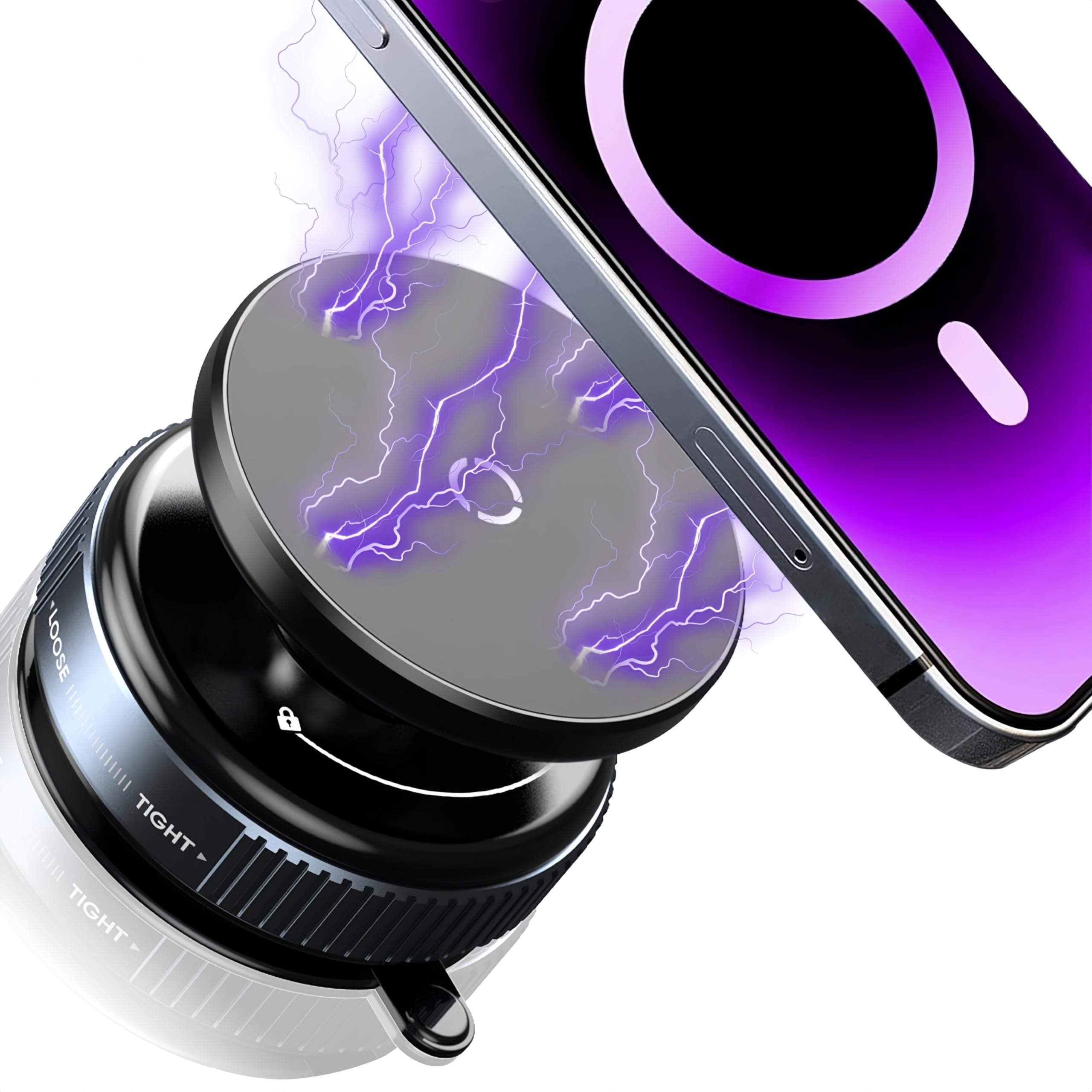 Upgraded Vacuum Magnetic Suction Mount, Magnetic H2FSDCar Holder, for ...