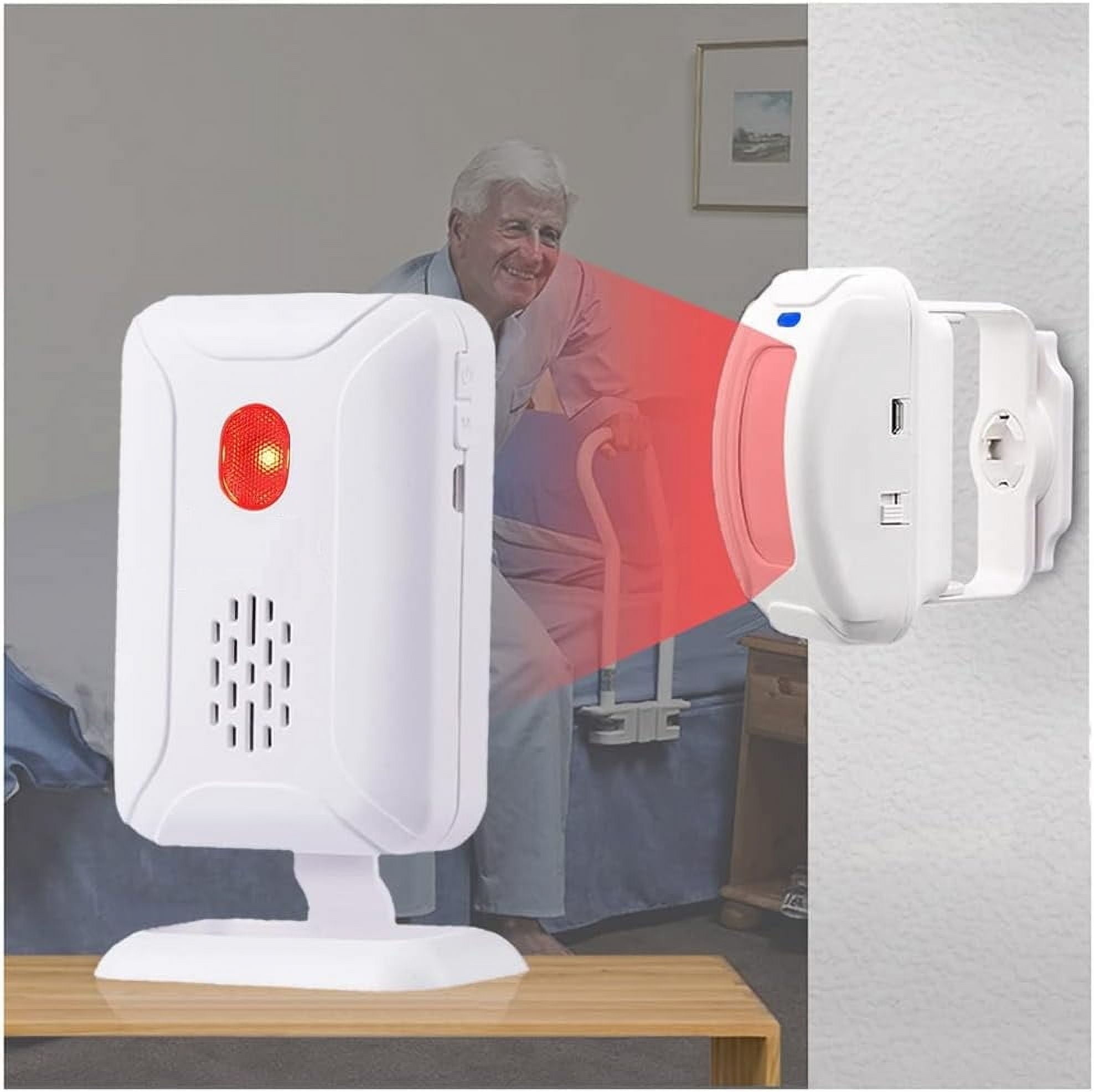 phonchadan Bed Exit Alarm, Wireless Motion Sensor Fall Prevention for ...