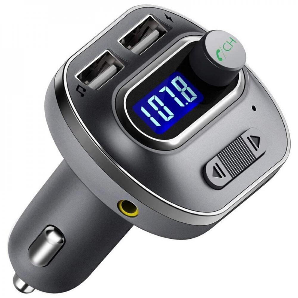 (Upgraded Version) Bluetooth FM Transmitter for Car, Wireless Radio ...