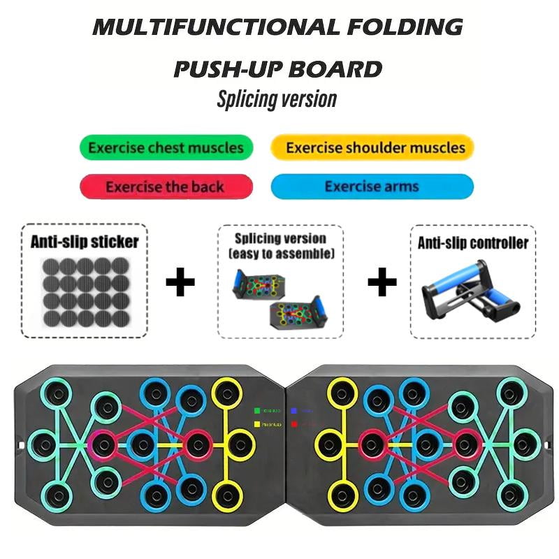 【Upgraded Version】 Push up Board, Push-up Board Training Set,128 Holes ...