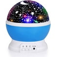 Upgraded Version Remote-Controlled Romantic Rotating Spin Music Starry ...