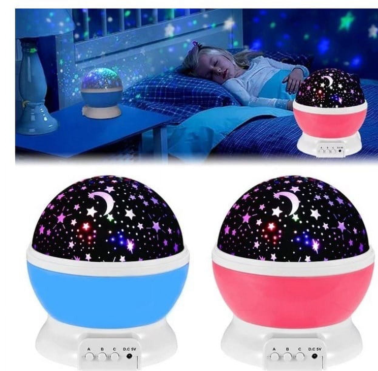 Upgraded Version Remote-controlled Romantic Rotating Spin Music Starry ...