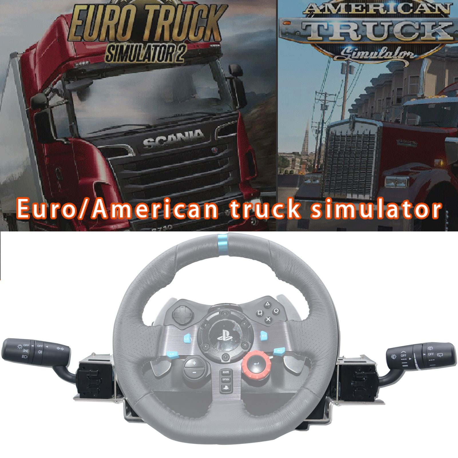 Simulator Steering Wheel Turn Signal Wiper Switch for Logitech G25/G27 ...