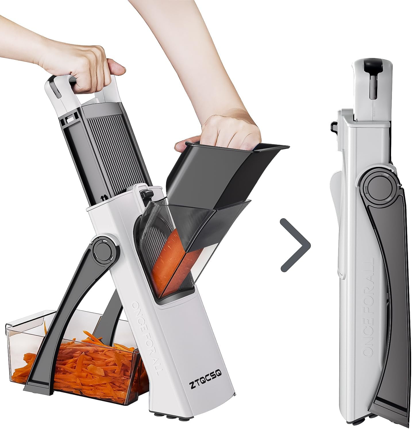 Upgraded Version Slicer for Kitchen & Safe Vegetable Chopper ...