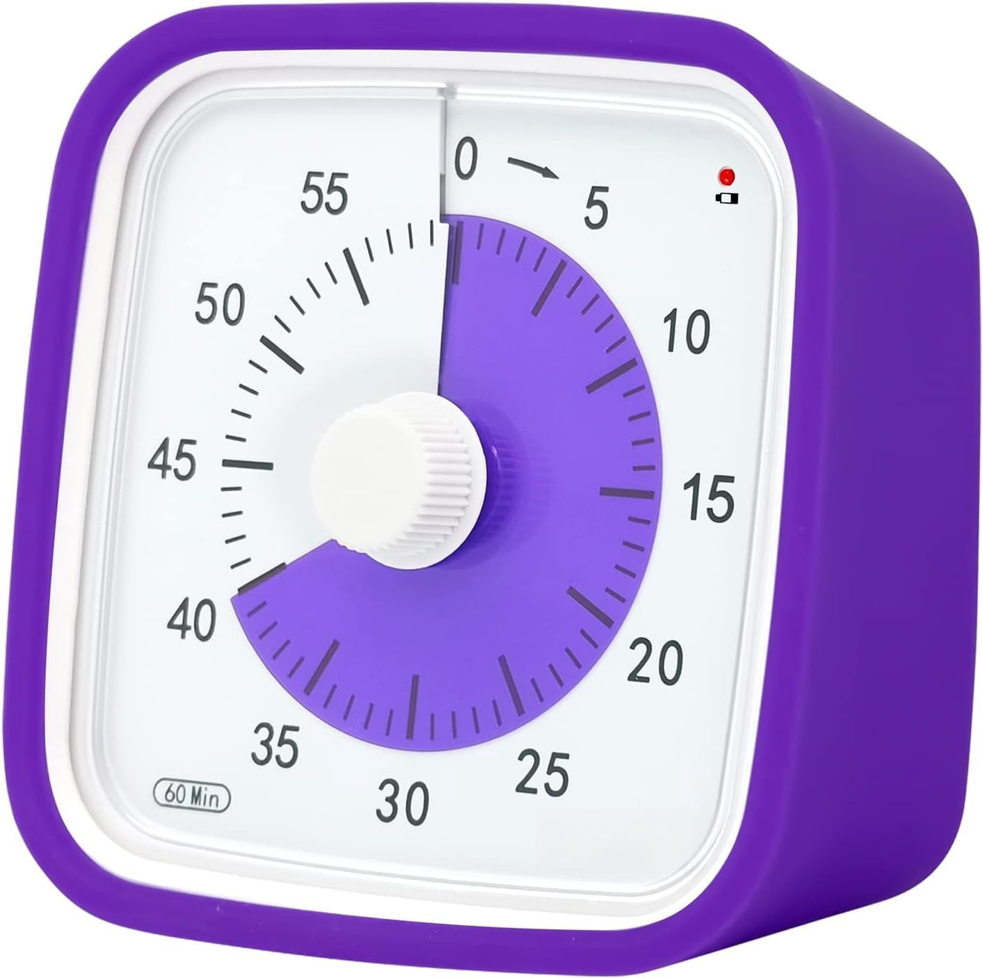 Upgraded Visual Timer with Protective Case, 60 Minute Silent Countdown ...