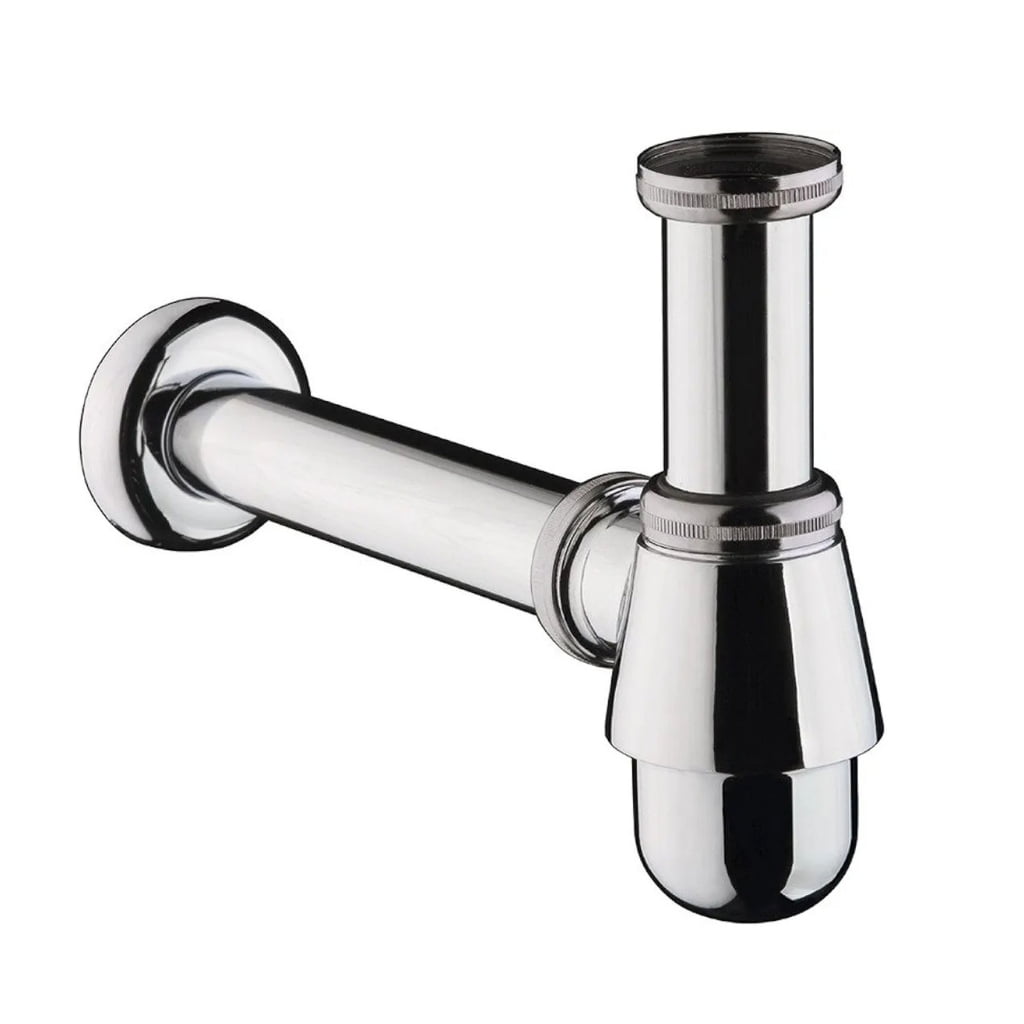 Upgraded Wall mounted Bottle Trap for Bathroom Sink Round Outlet ...